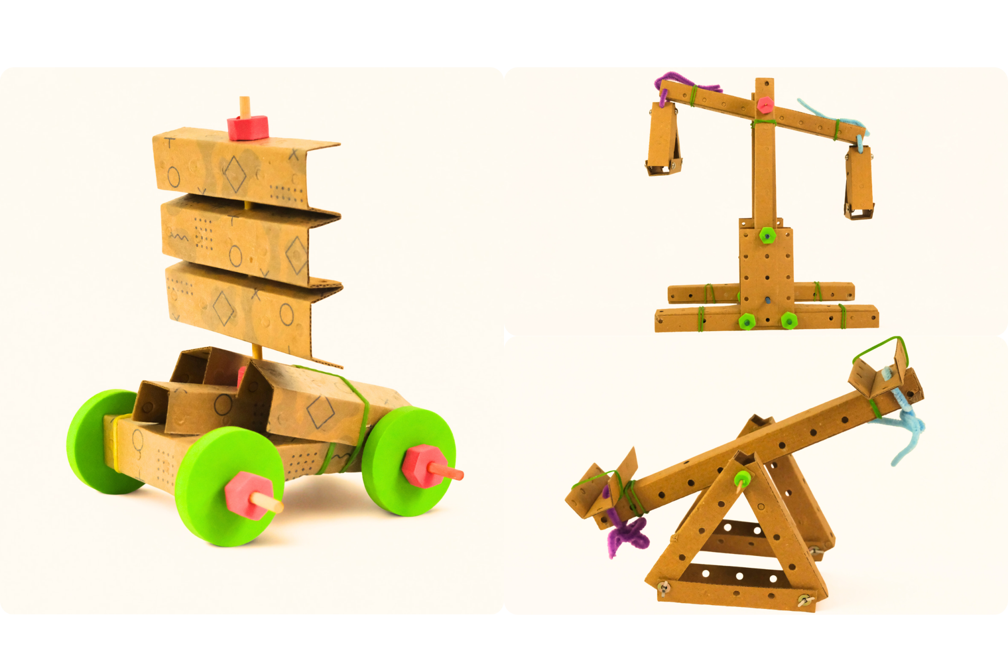 Cardboard Mechanics Beams – IE Skool